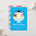 Ice Cream Social Sundae Graduation Party Invitation | Zazzle