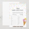 Ice Cream Sprinkle Baby Shower -Editable Name, 5x7 Invitation | Zazzle