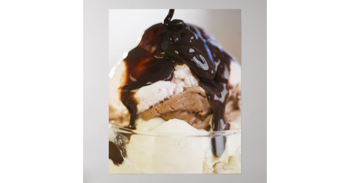 Ice cream sundae poster | Zazzle