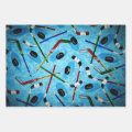Ice Hockey Collection Wrapping Paper Sheets | Zazzle