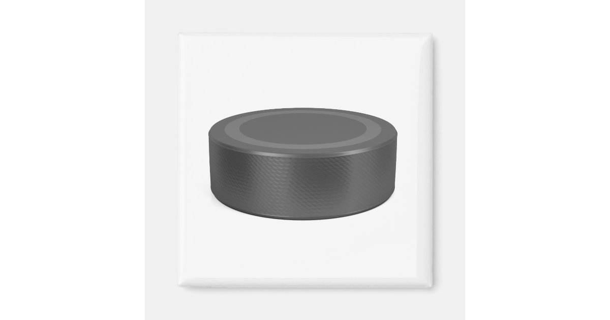 Ice hockey puck magnet | Zazzle