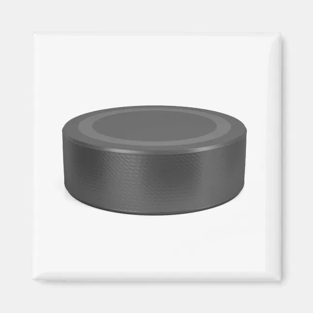 Ice hockey puck magnet | Zazzle