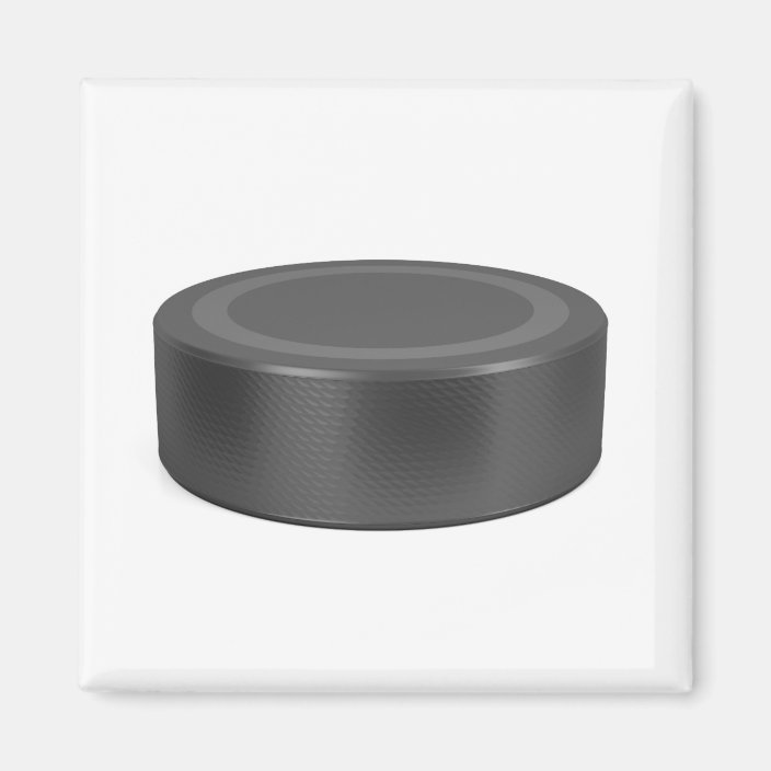 Ice hockey puck magnet | Zazzle.com