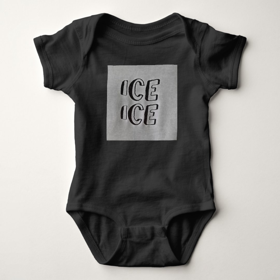 Ice Ice Baby Onezee Baby Bodysuit | Zazzle