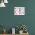 Ice Rink Diagram Hockey Game Companion Poster | Zazzle
