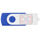 Ice Rink Diagram Hockey Game Style USB Flash Drive | Zazzle