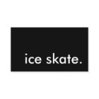 ice skate. business card | Zazzle