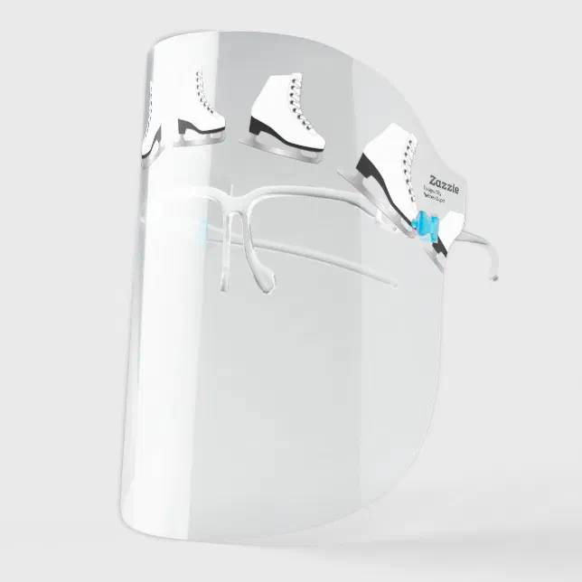 Ice Skate Winter Skating Sports Face Shield | Zazzle