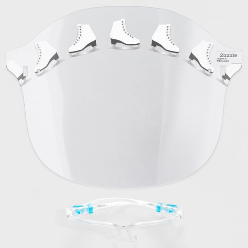 Ice Skate Winter Skating Sports Face Shield | Zazzle