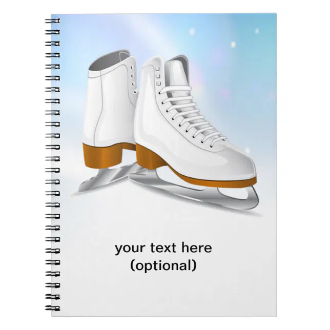 Ice Skates Notebook | Zazzle