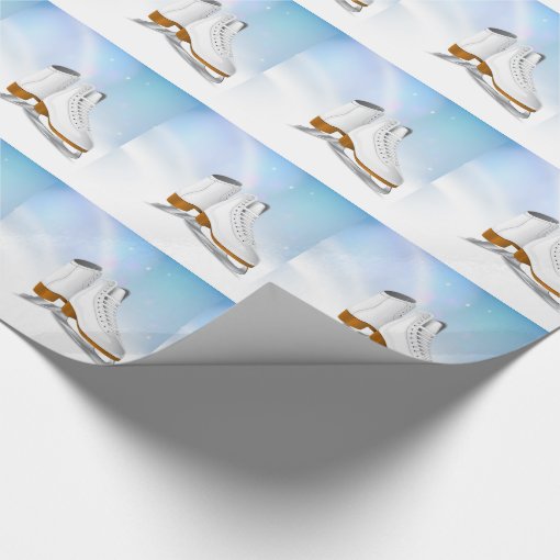 Ice Skates Wrapping Paper | Zazzle