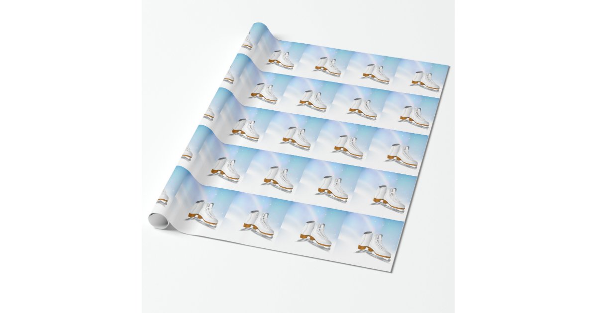 Ice Skates Wrapping Paper | Zazzle