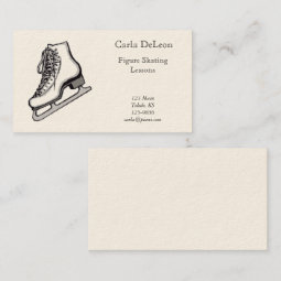 Ice Skating Business Card | Zazzle