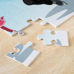 Ice Skating by Moonlight Puzzle, 16" x 20", 520pcs Jigsaw Puzzle | Zazzle