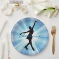 Ice Skating/Figure Skating Paper Party Plate | Zazzle