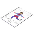 Ice Skating Girl Figure Skater Notebook | Zazzle
