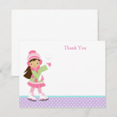 Ice Skating Thank You Cards | Zazzle