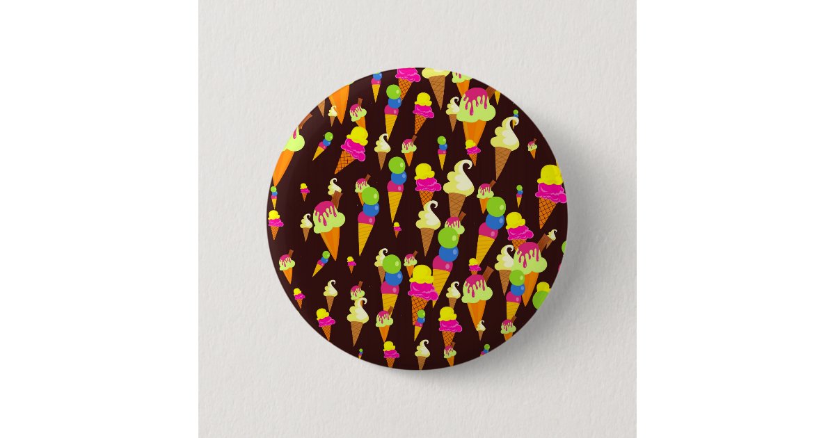 Ice Wallpaper Pinback Button | Zazzle