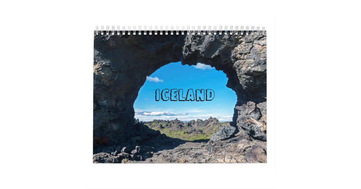 Iceland Calendar | Zazzle.com