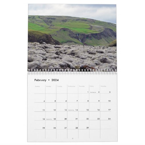 Iceland Calendar | Zazzle