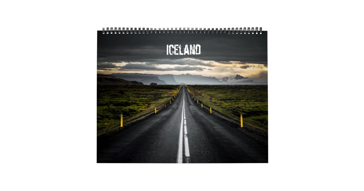 Iceland Calendar | Zazzle