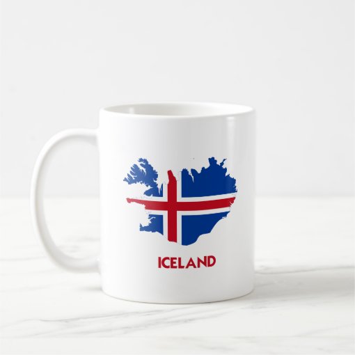 ICELAND MAP COFFEE MUG | Zazzle