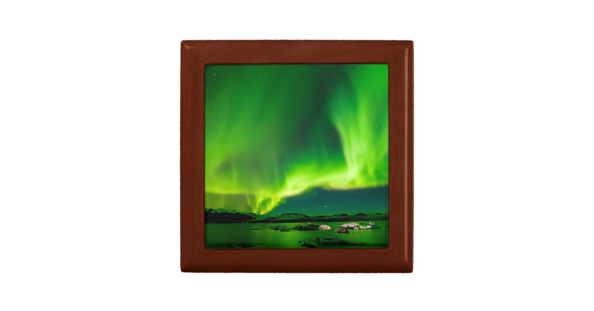 Iceland Northern Lights Gift Box | Zazzle
