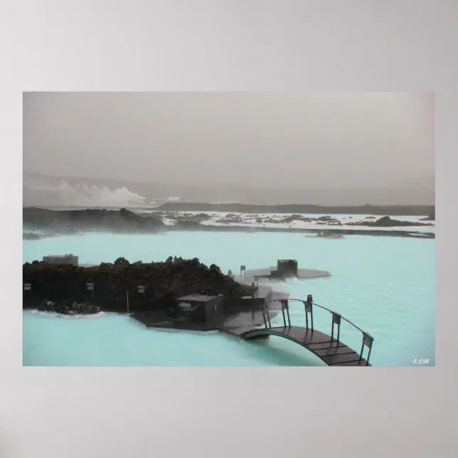 Iceland's Blue Lagoon Poster | Zazzle