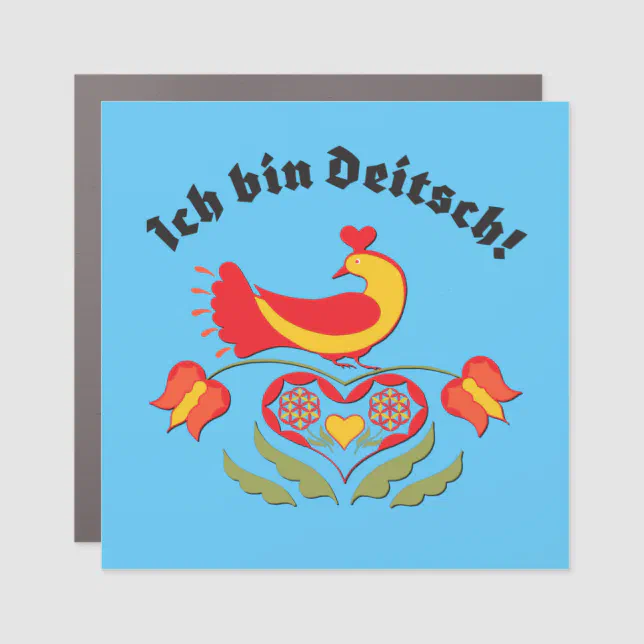Ich bin Deitsch! Car Magnet | Zazzle
