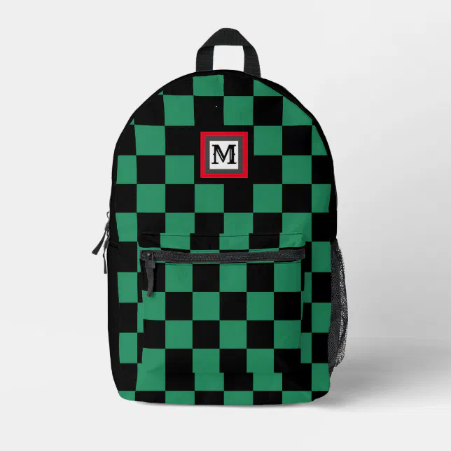 Ichimatsu Checkered Japanese Pattern Printed Backpack | Zazzle