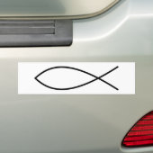 Ichthus Fish Bumper Sticker | Zazzle