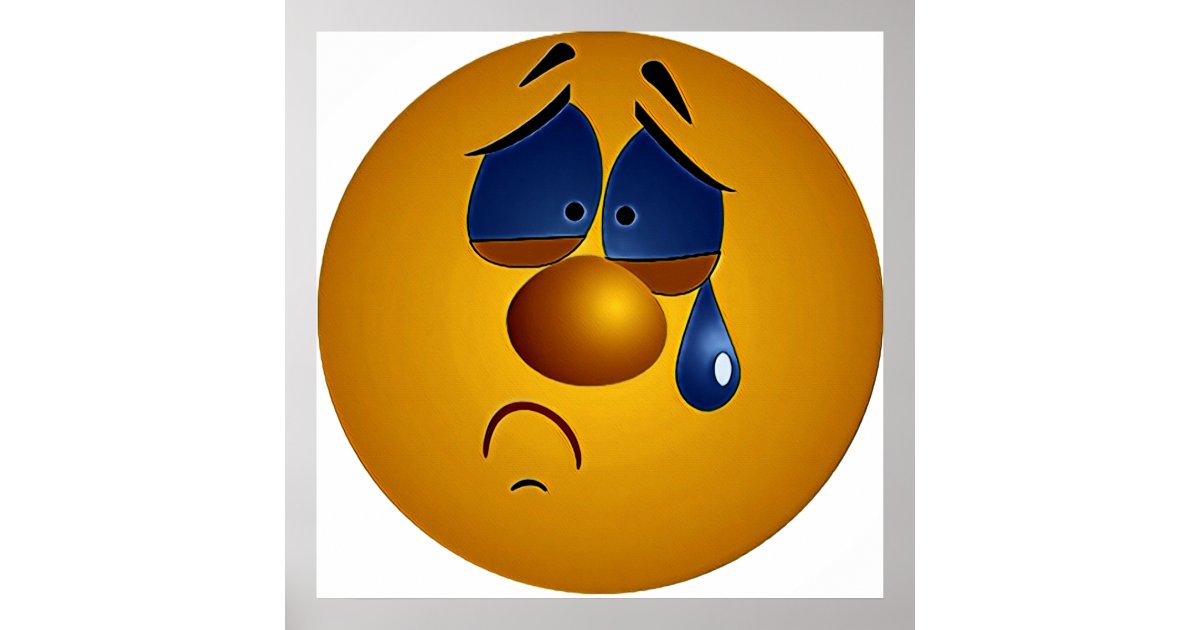 icon - I'm crying - Poster | Zazzle