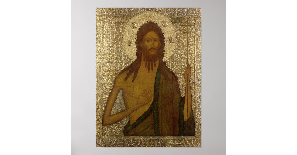 Icon of St. John the Forerunner Poster | Zazzle