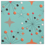 Retro Vintage 60's Pattern Fabric | Zazzle.com