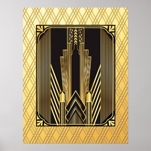 Iconic Art Deco Poster | Zazzle