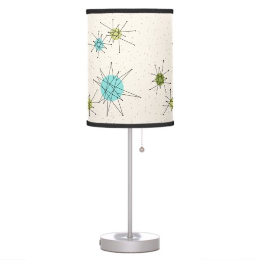 Iconic Atomic Starbursts Table Lamp | Zazzle