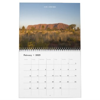 Iconic Australia Landscapes Calendar | Zazzle