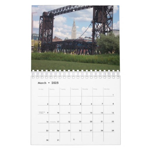 Iconic Cleveland Calendar | Zazzle