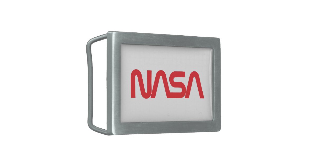 Iconic NASA Circa Belt Buckle | Zazzle