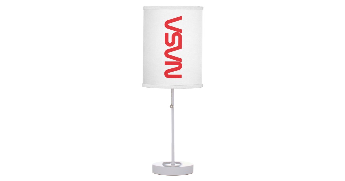 Iconic NASA Circa Desk Lamp (Rocket White) | Zazzle