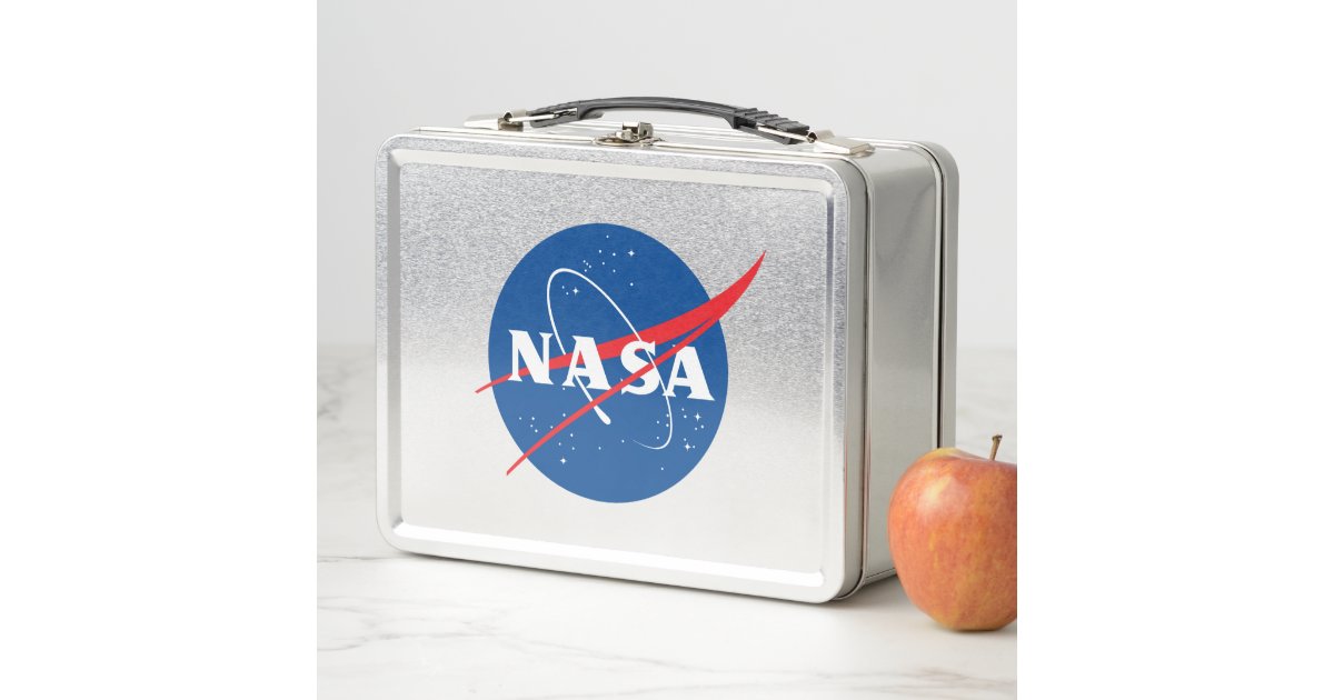 Iconic NASA Mercury Gray Metal Lunch Box | Zazzle