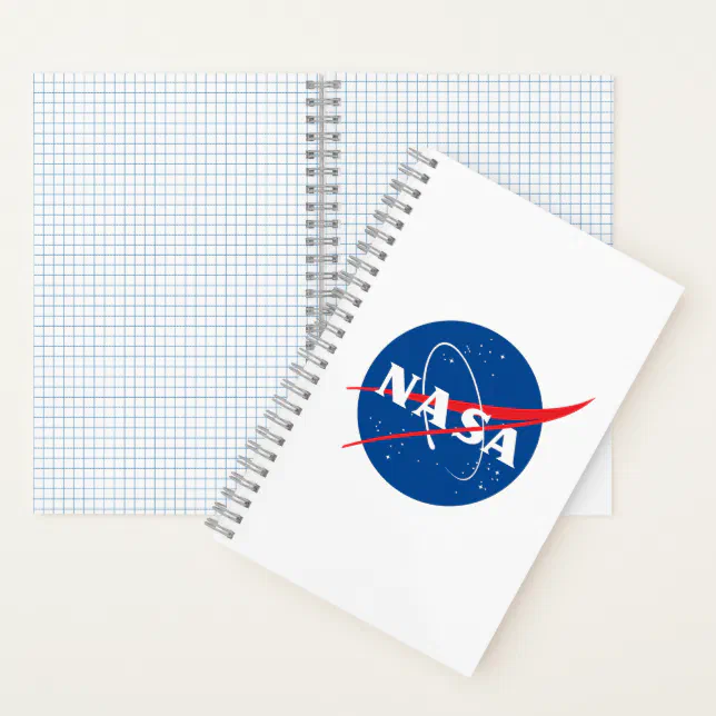Iconic NASA Science Notebook (Mercury Gray Spiral) | Zazzle