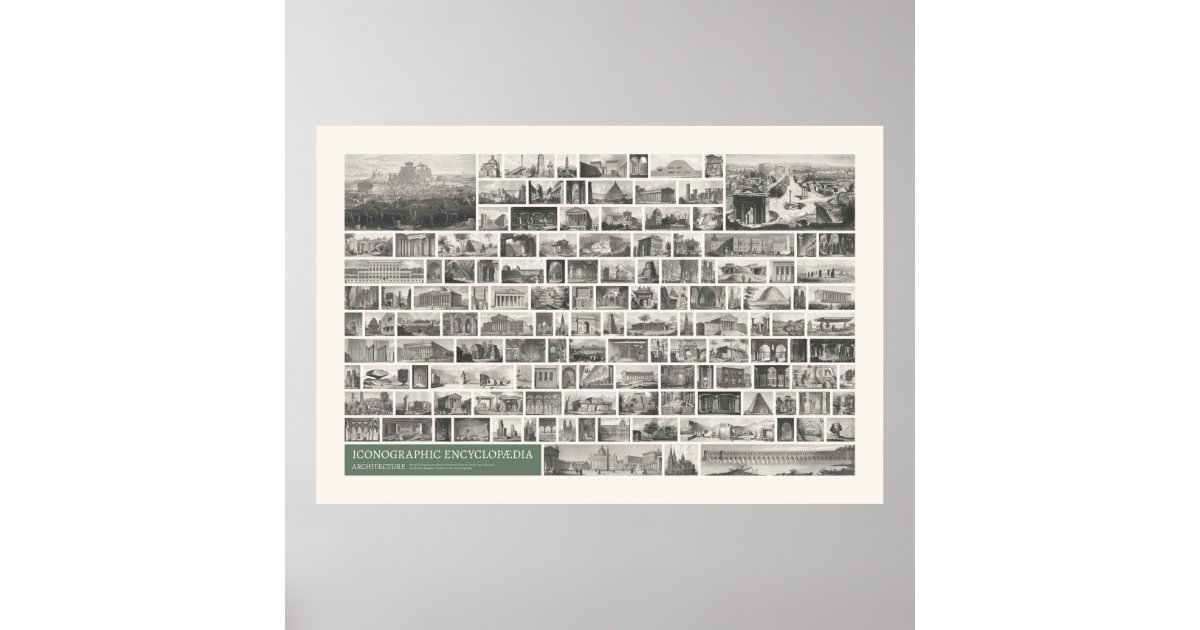 Iconography - Architecture Scenes Poster | Zazzle