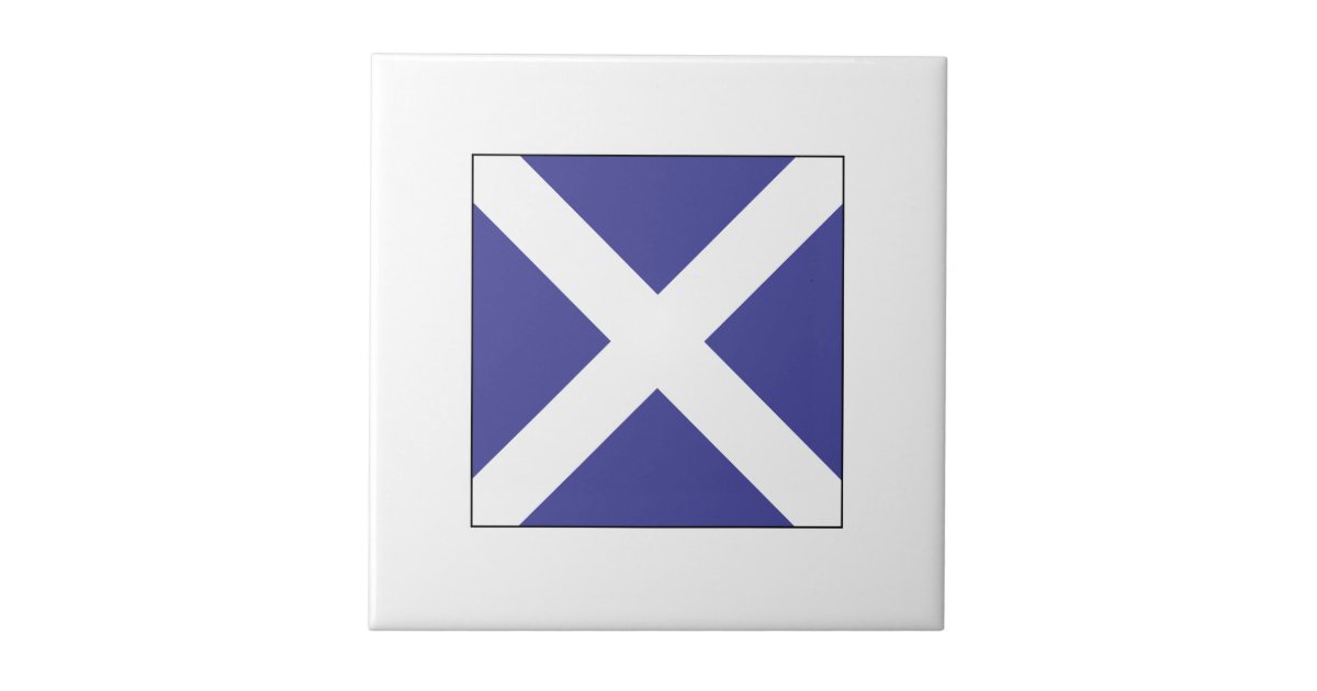 ICS Flag M Tile | Zazzle
