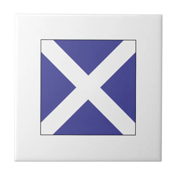 ICS Flag M Tile | Zazzle