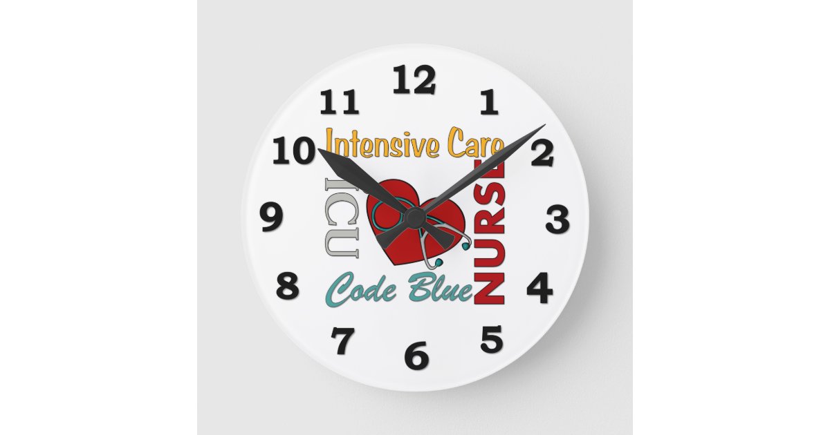 ICU - Nurse Round Clock | Zazzle
