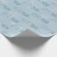 Icy Blue Let It Snow Snowflakes Christmas Holiday Wrapping Paper | Zazzle