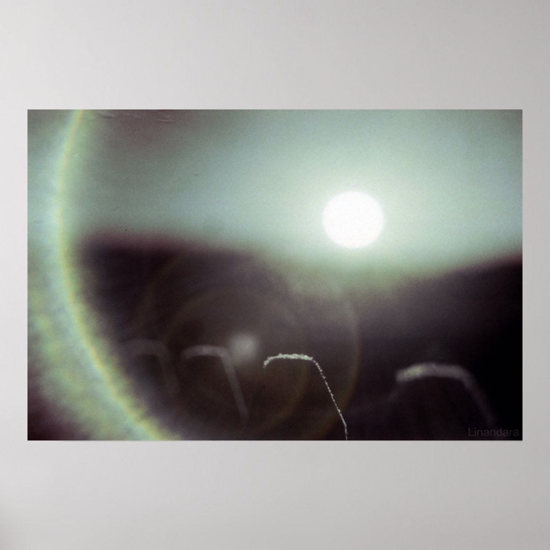 Icy Sun by Alexandra Cook Poster | Zazzle
