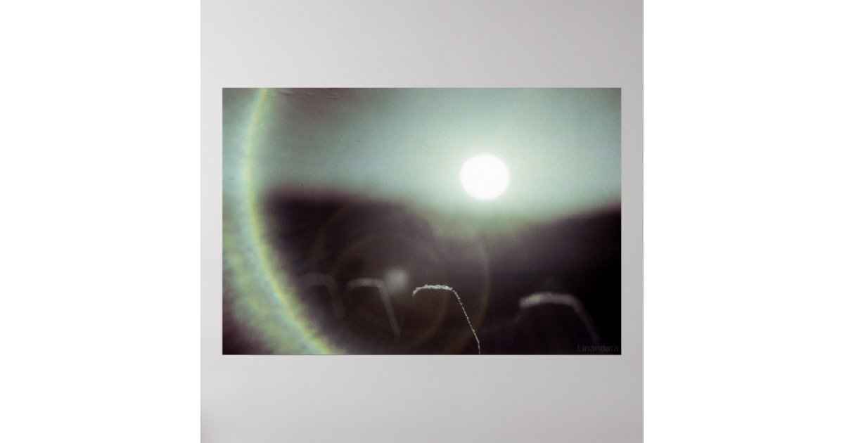 Icy Sun by Alexandra Cook Poster | Zazzle