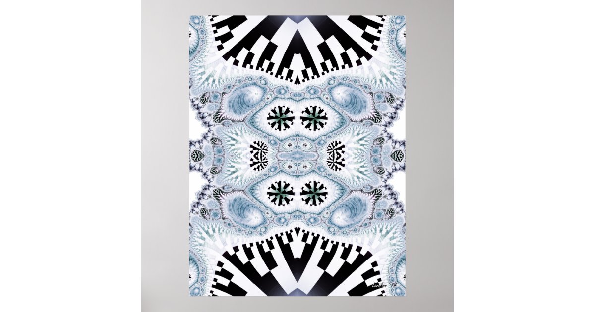 Icy Tiles Poster | Zazzle